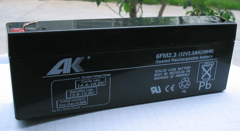 FM Small-sized Sealed Lead Acid Rechargeable Battery 12V-2.3AH