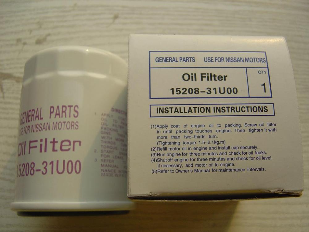 Oil Filter 15208-31U00 for Nissan
